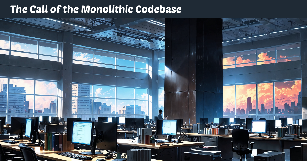 The Call of the Monolithic Codebase