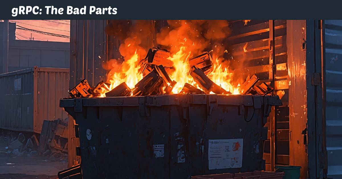 gRPC: The Bad Parts