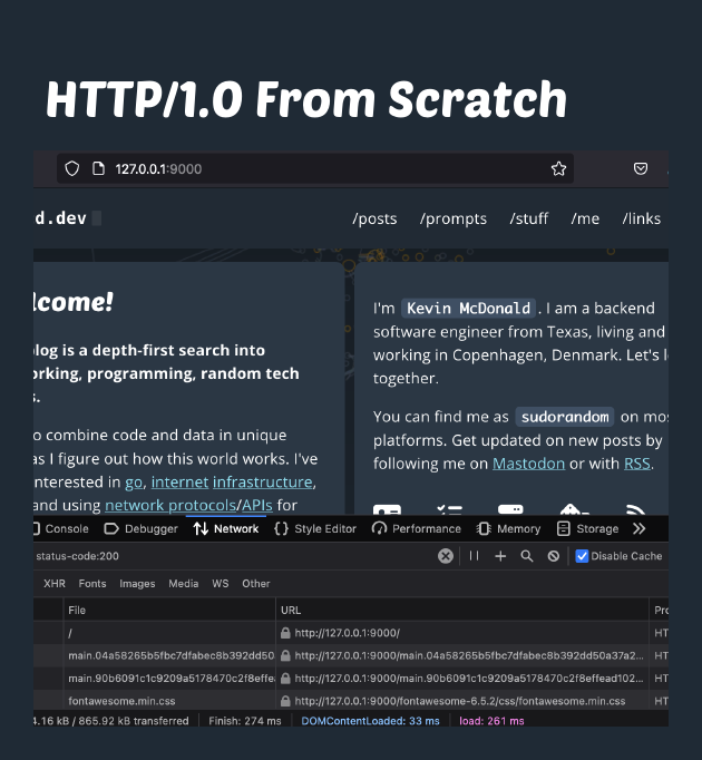HTTP/1.0 From Scratch